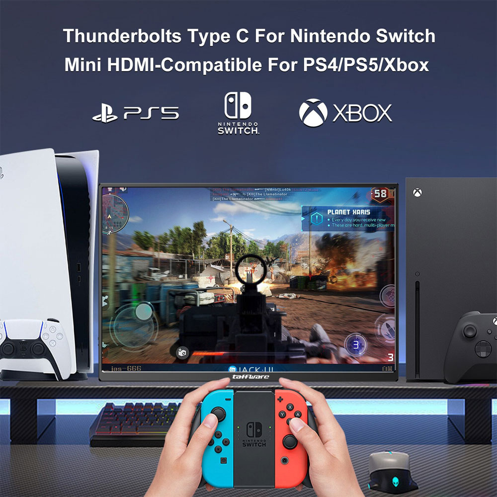 Taffware Portable Monitor IPS 16Inch 1920x1200P 60Hz Touchscreen ...