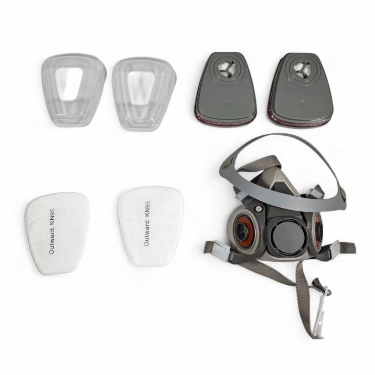 Masker Gas Taffguard Half Mask Respirator KN95 - 6200 - Taffware ...