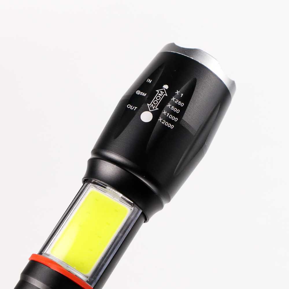 TaffLED Senter LED Torch Cree XM-L T6 8000 Lumens - E17 COB - Taffware ...