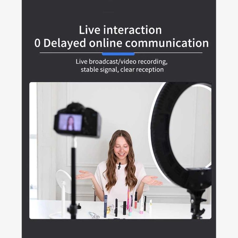 TaffSTUDIO Wireless Lavalier Microphone 2 Mic 2.4GHz USB Type C - G10 ...