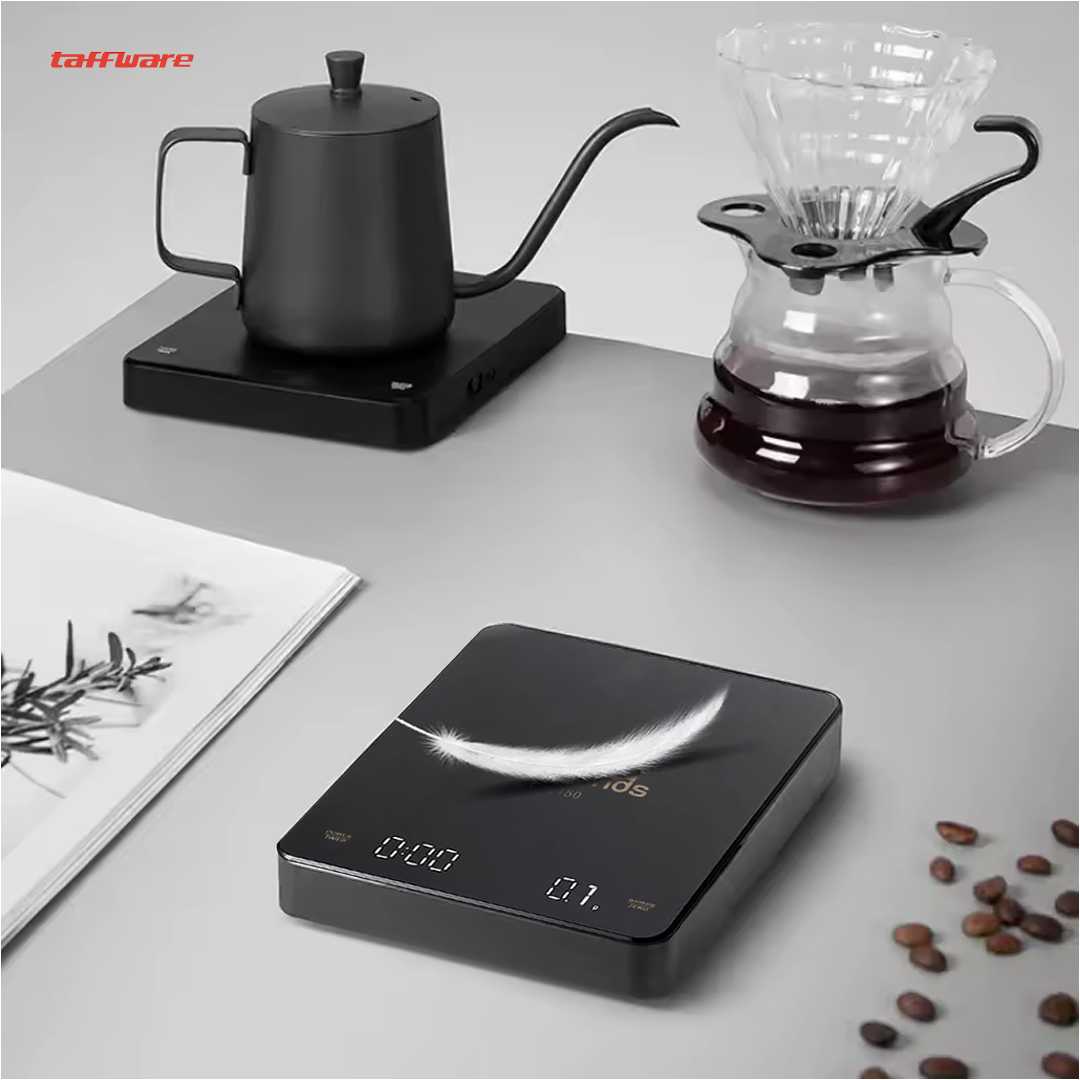 Taffware Digipounds Timbangan Kopi Digital Timer Coffee Scale 3kg 0.1g ...