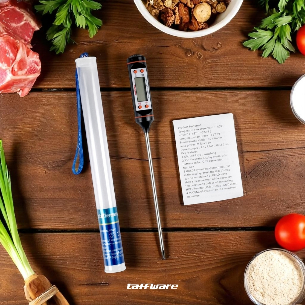 Taffware Termometer Makanan Digital Daging Kopi Susu - TP101 - Taffware ...