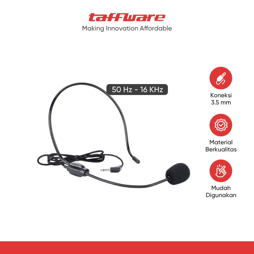 TaffSTUDIO Microphone Handsfree Style Call Center - M5 - Taffware ...